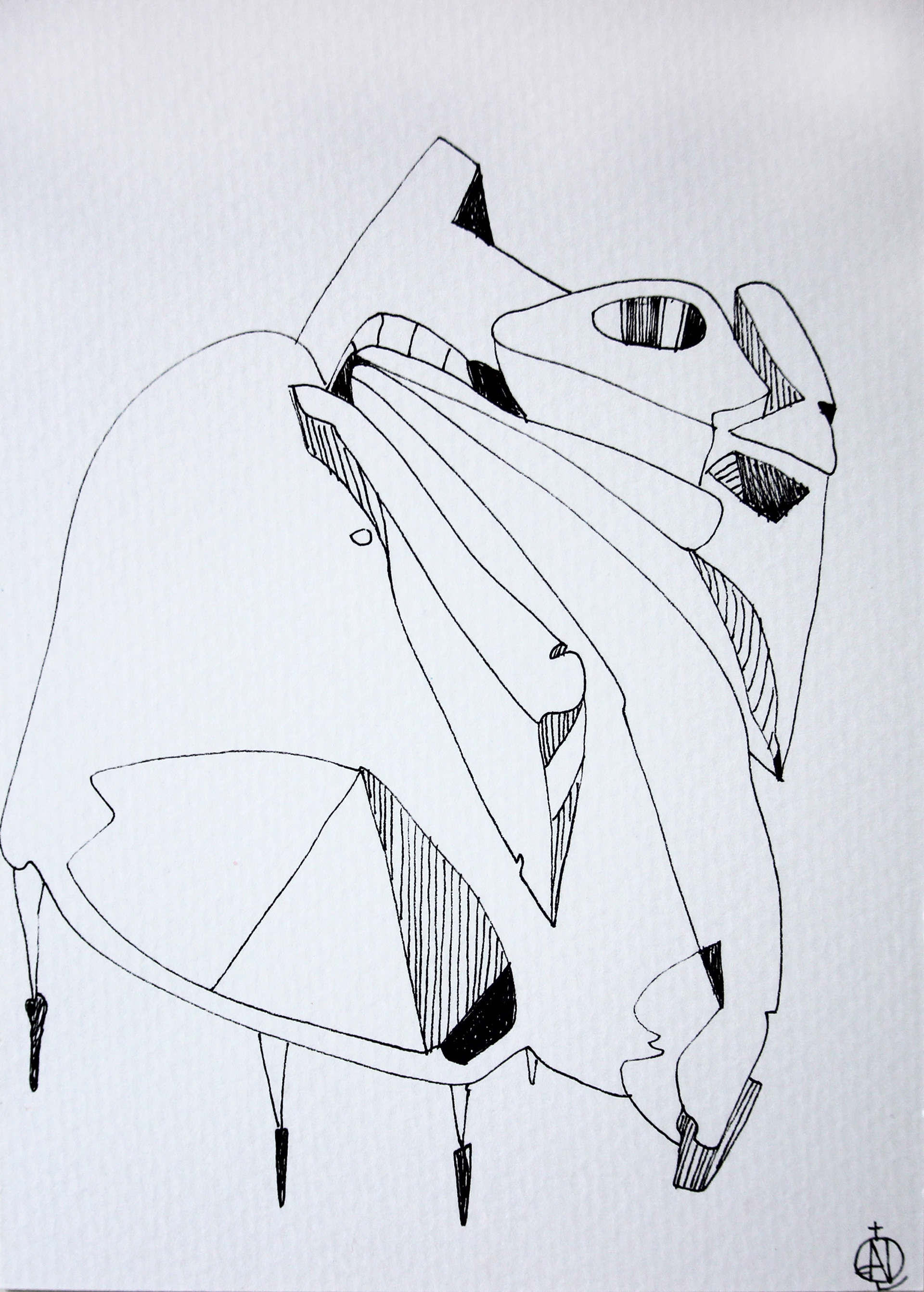 Daniela Tovar Artwork - Colorless Drawings I