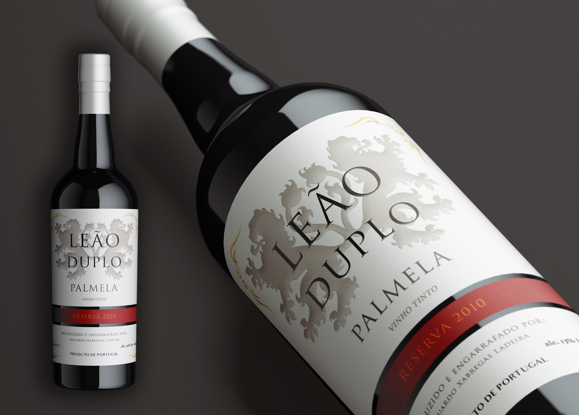 Patricia Miyao-Andrade - Leão Duplo Wine Label