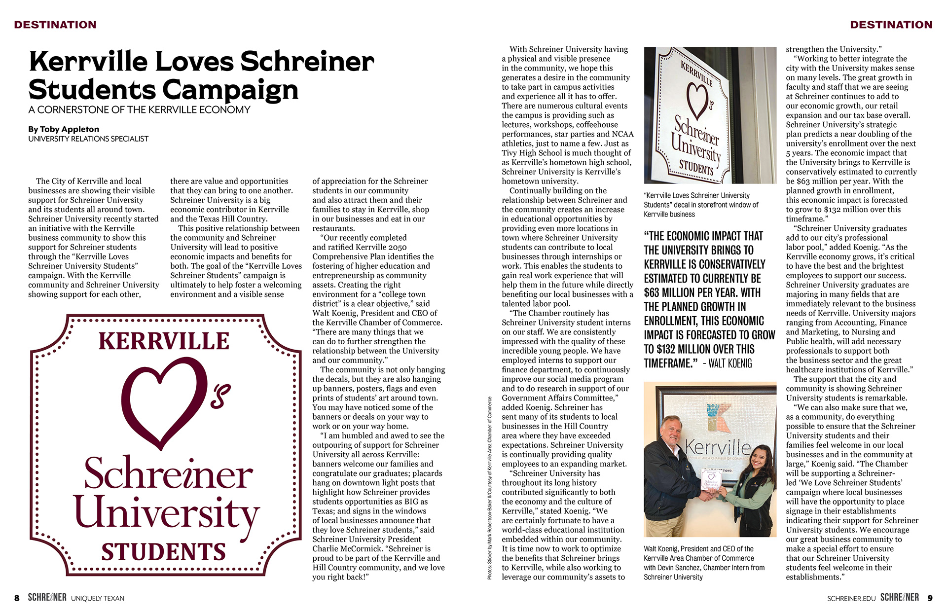 Stephanie Locke - Schreiner University Magazine