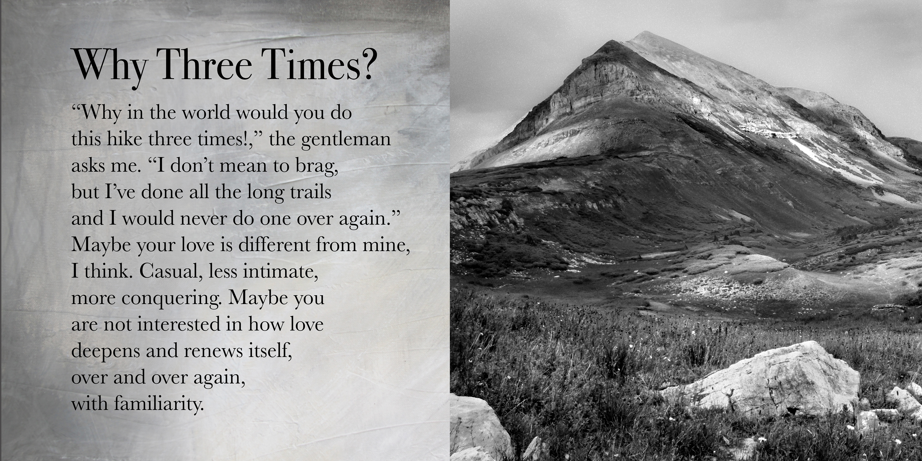 David Fanning Photography - Colorado Trail Poems