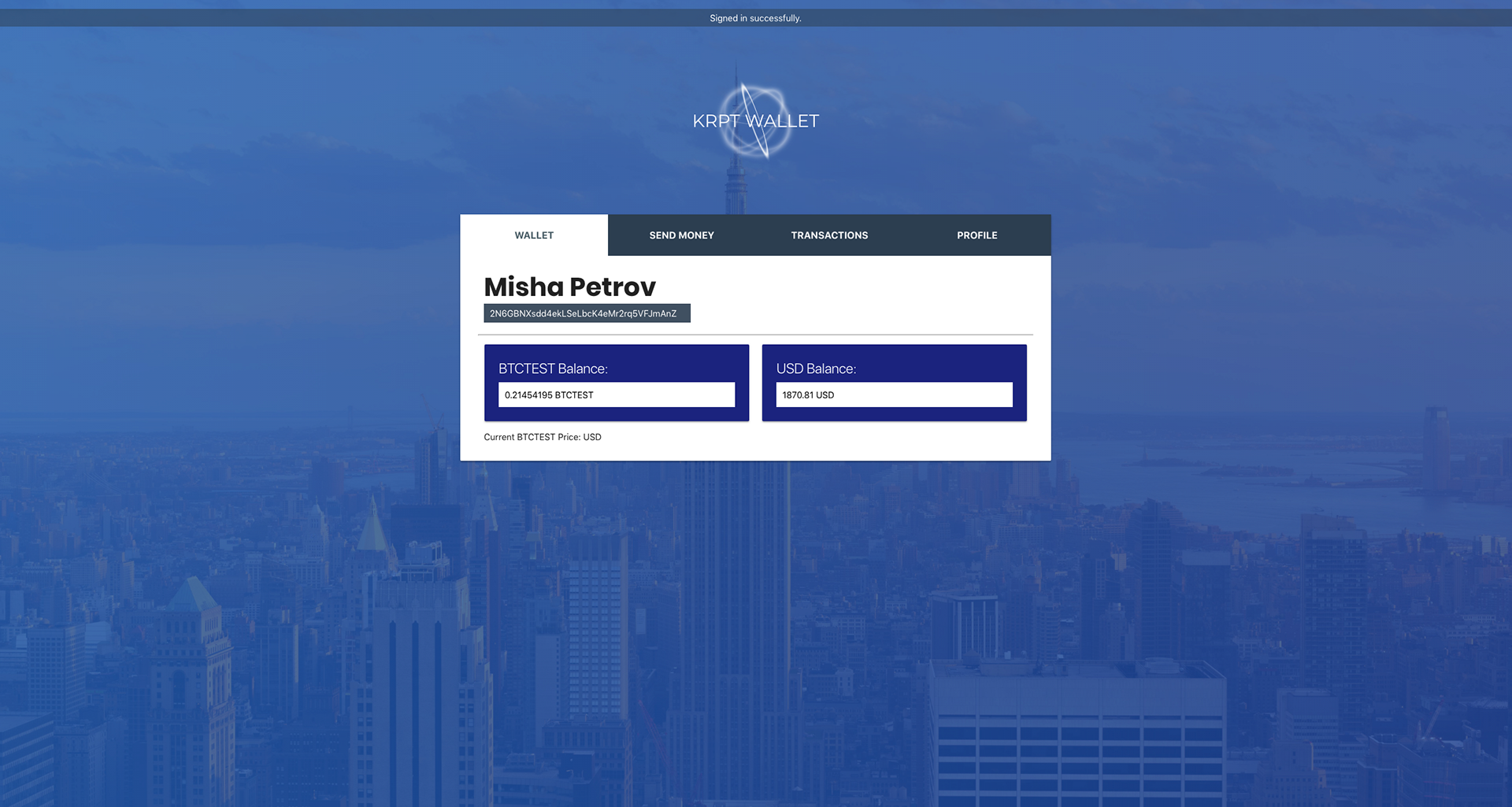 GitHub - kombuchapunk/CRPT-Wallet: Fully-functional user-friendly cryptocurrency wallet built ...