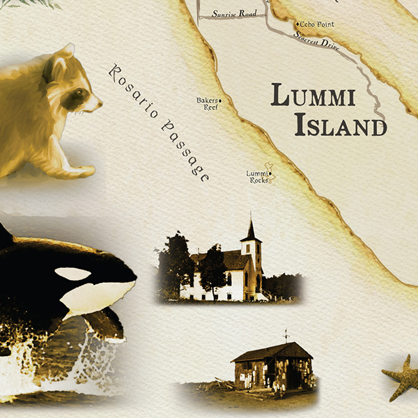 Eric Olason - Mapmaker - Cartographic Artist - Lummi Island Antique ...