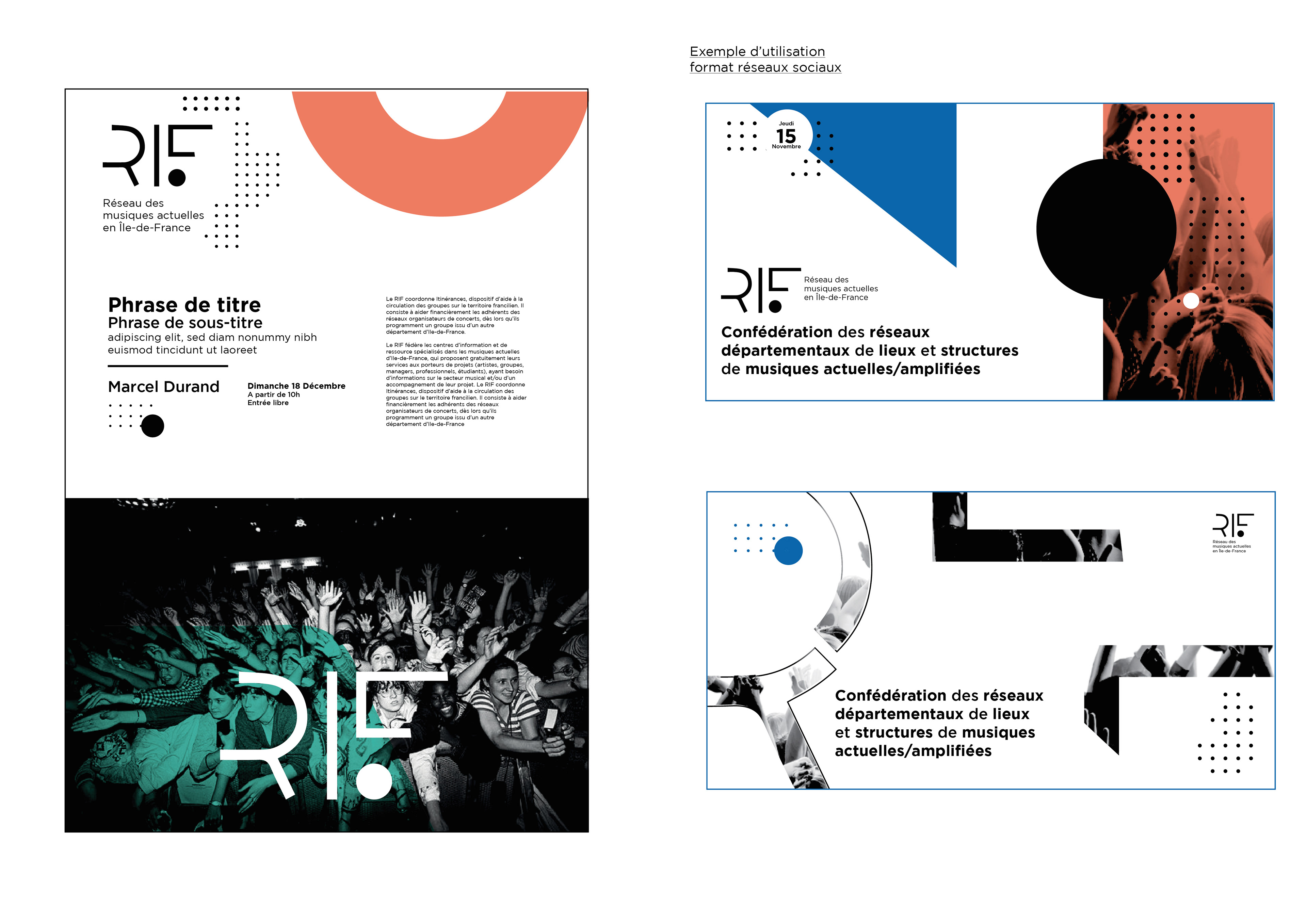 Michael Sallit - Logo and brand design for RIF (music association)