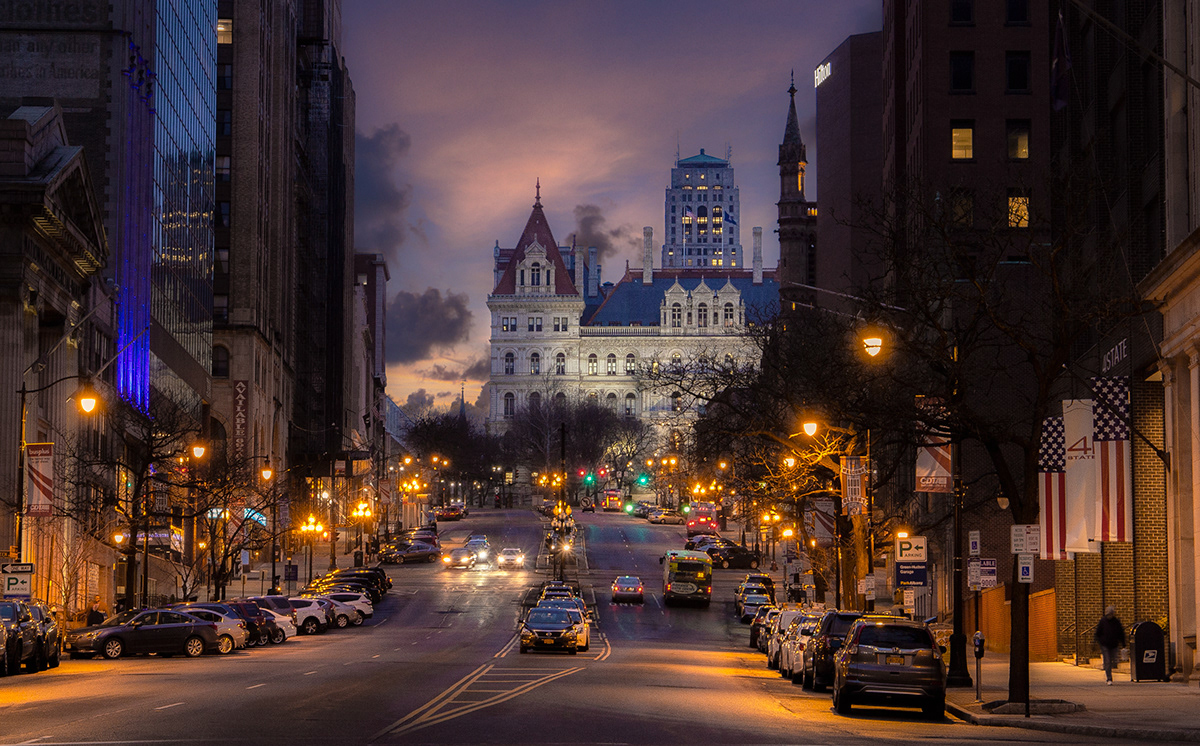 Frederick Coffey - ALBANY THE CITY AT NIGHT