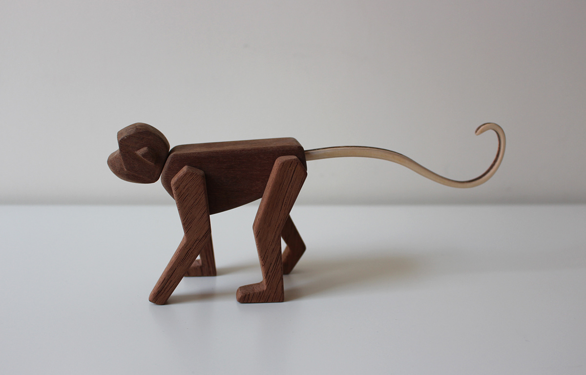 Manda Matulic - Wooden toy 'Monkey'