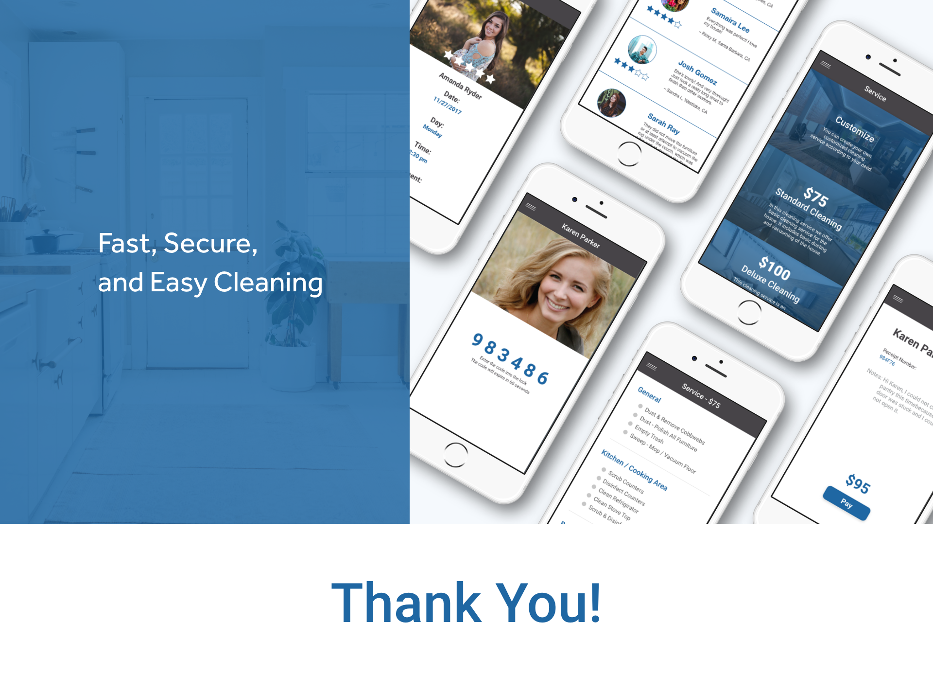 Kinnari Prajapati - Sleek Cleaning App