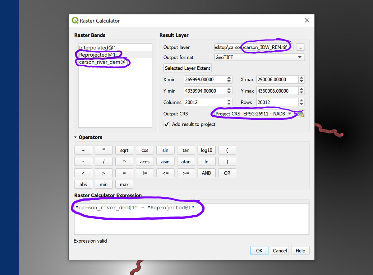 Dan Coe Carto - Creating REMs in QGIS with the IDW Method