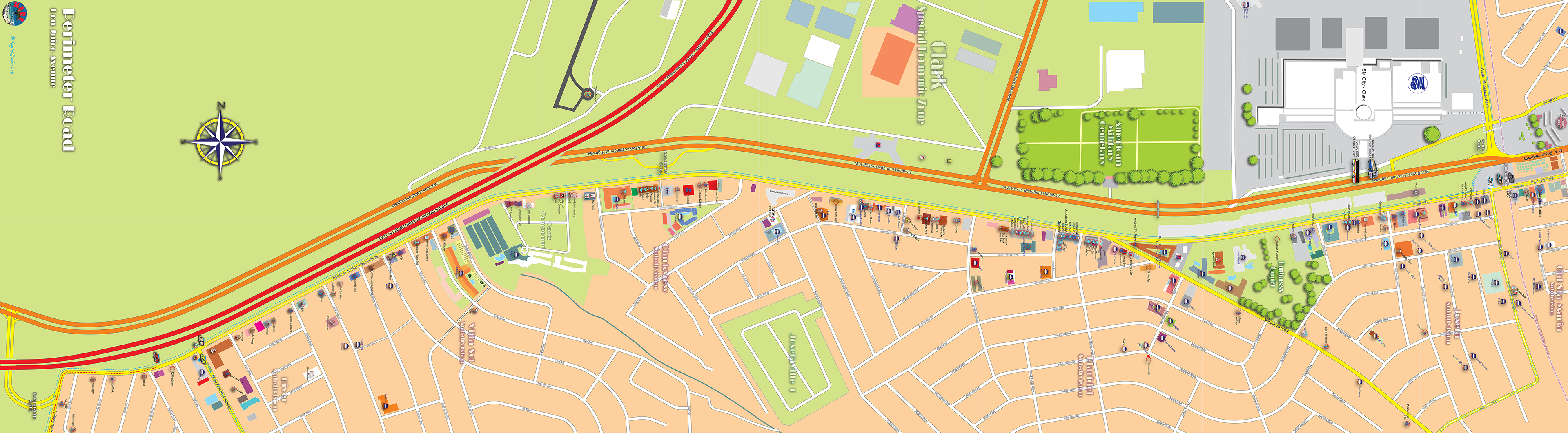 Angeles City Maps - Friendship