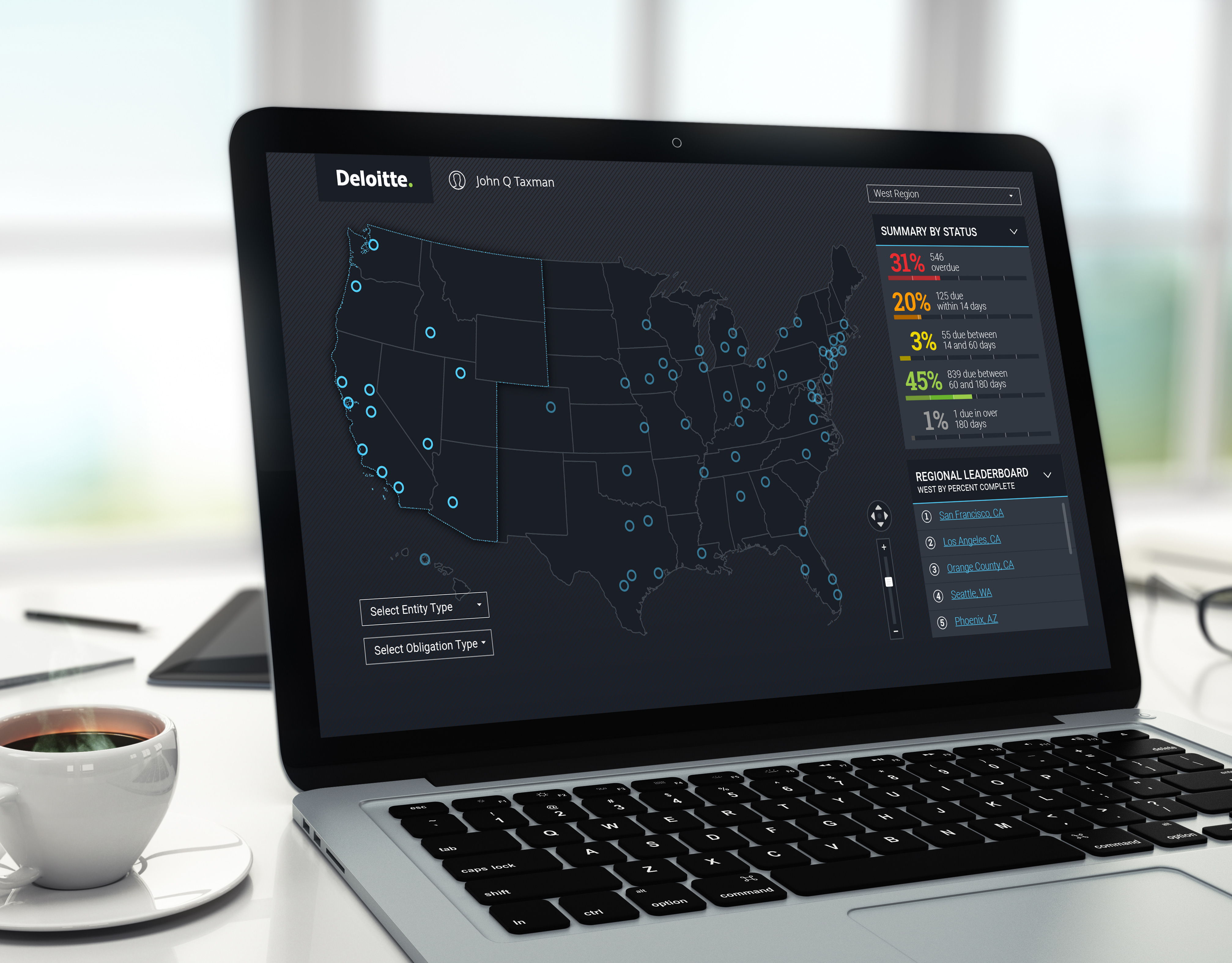 Robin Armstrong - Deloitte Reporting Dashboard