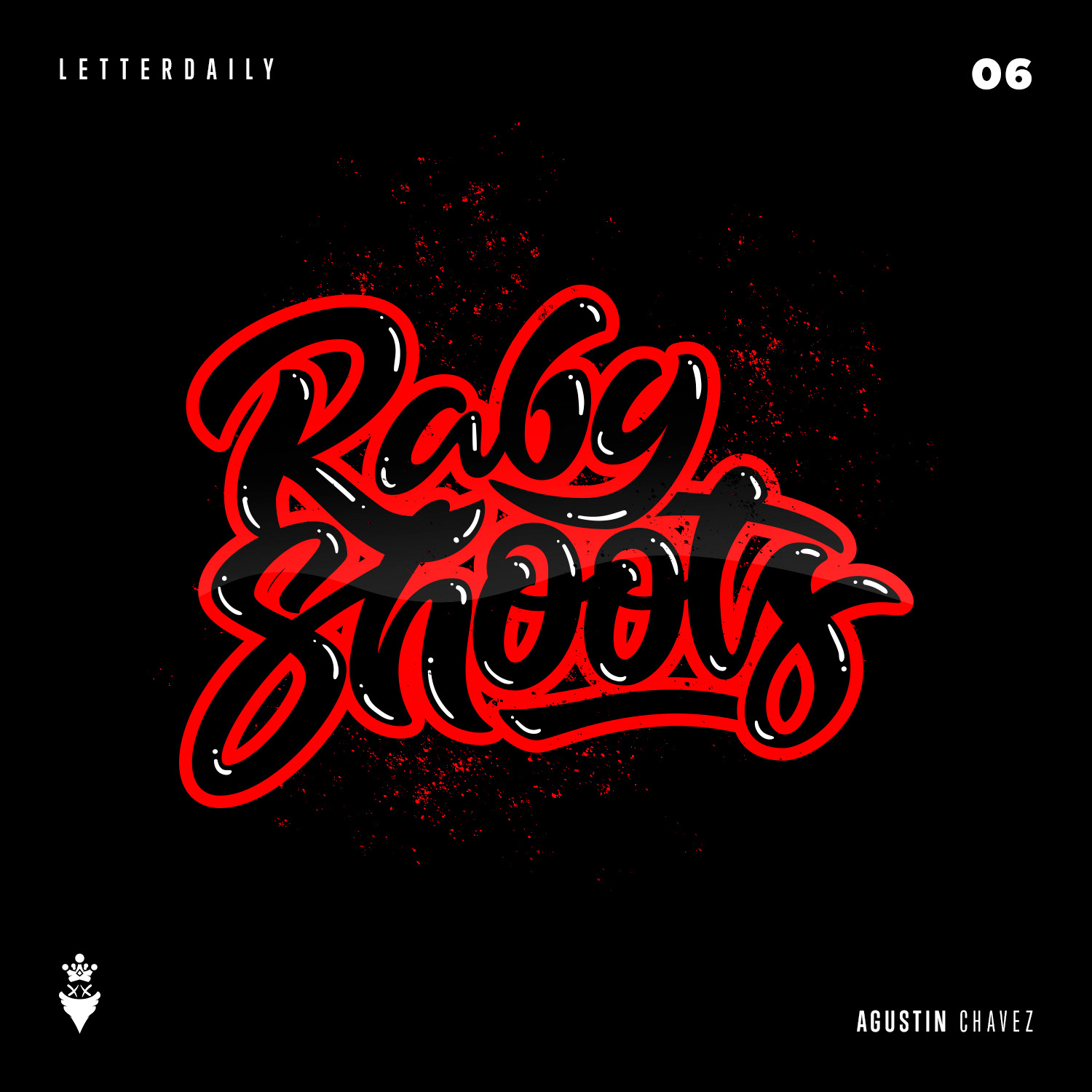 agustin chavez - 30 day Lettering Challenge. Week 1