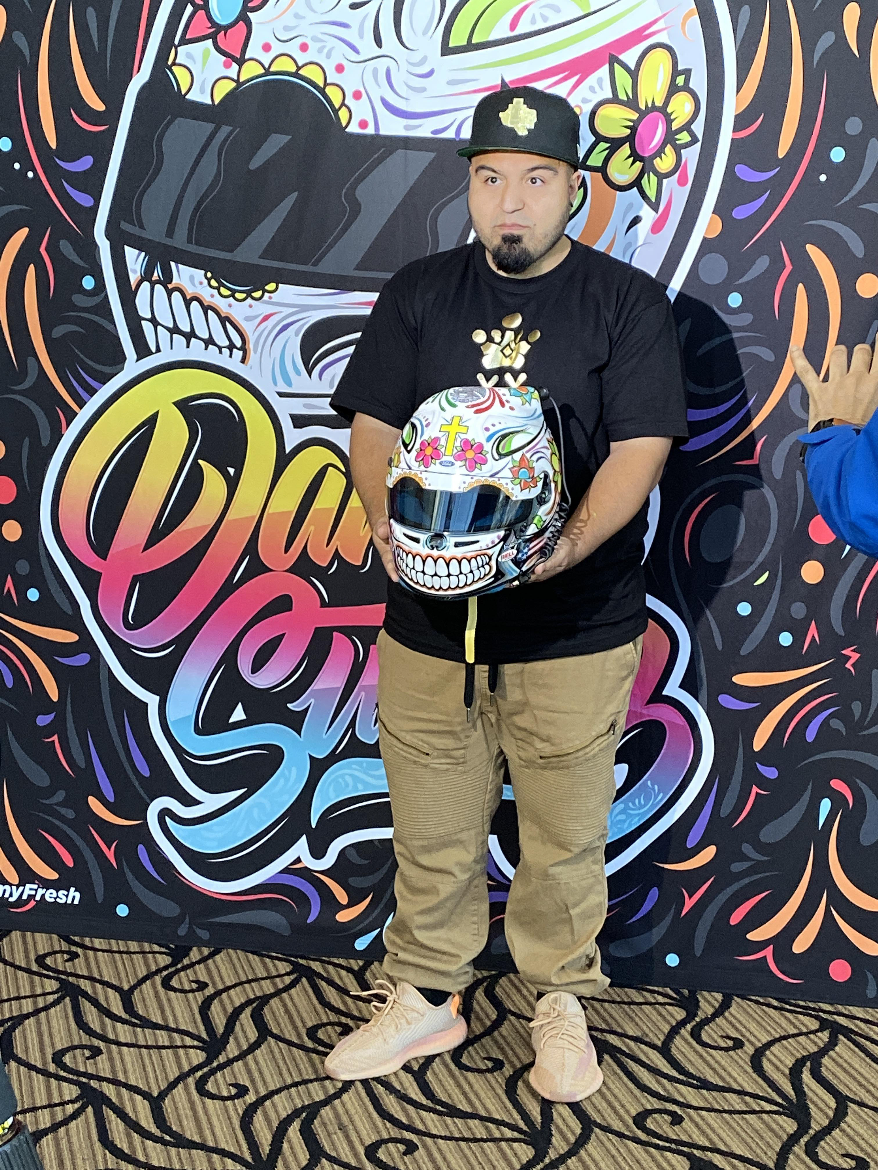 agustin chavez - Daniel Suarez Dia De Los Muertos Helmet