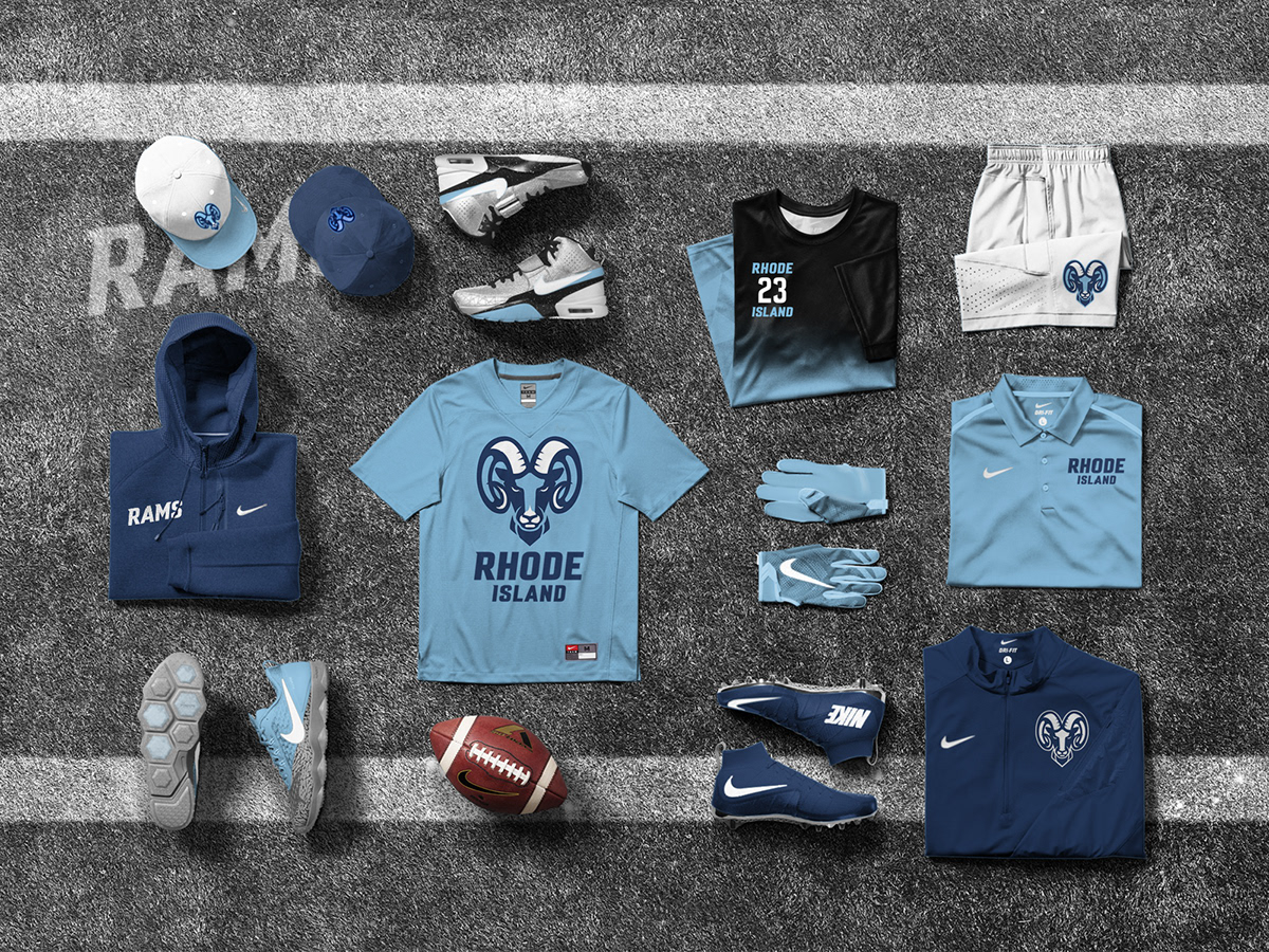 Team I.D. - Rhode Island Rams rebrand concept