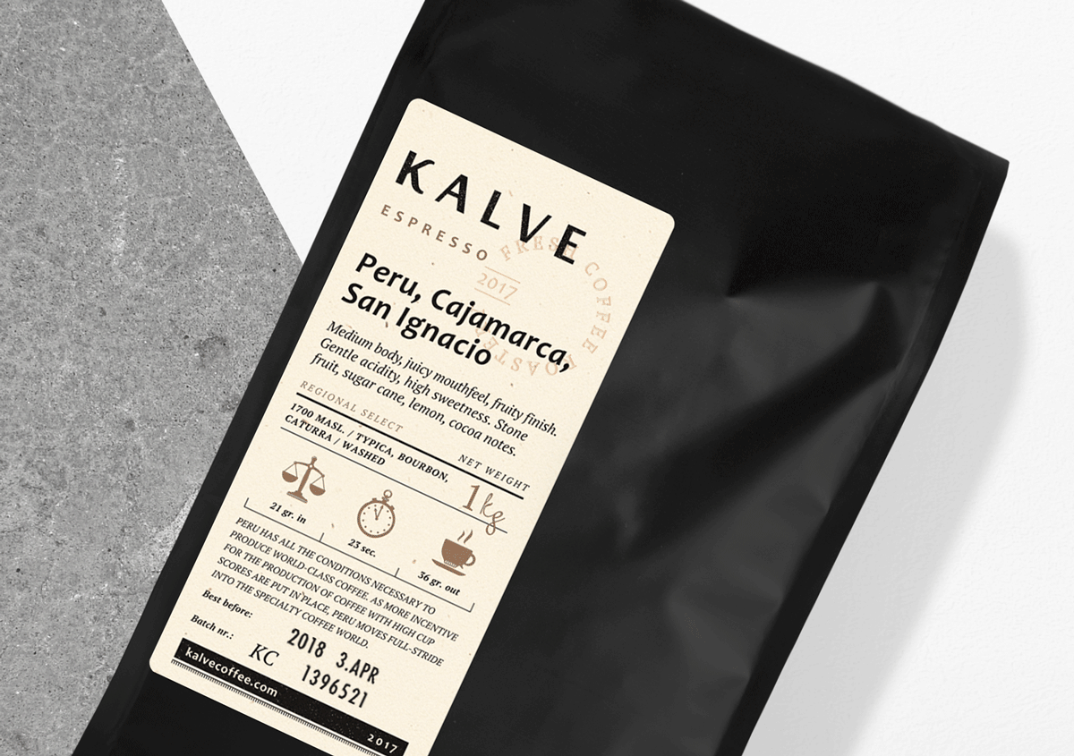 Field Studio - Kalve Coffee packaging