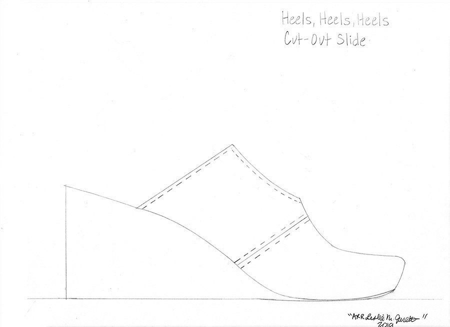 lesliedesignz - Heels, Heels, Heels- Technical Sketches