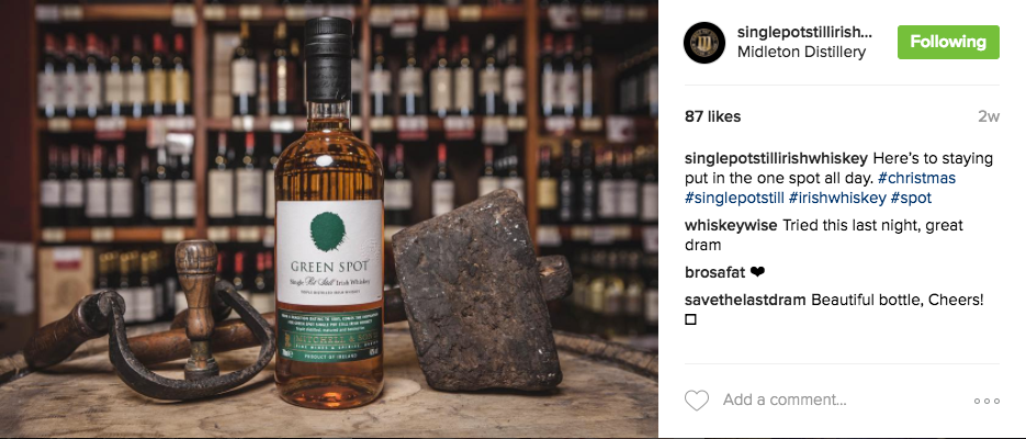 Roger McGrath Copywriter Dublin - Spot Whiskeys' Social Media