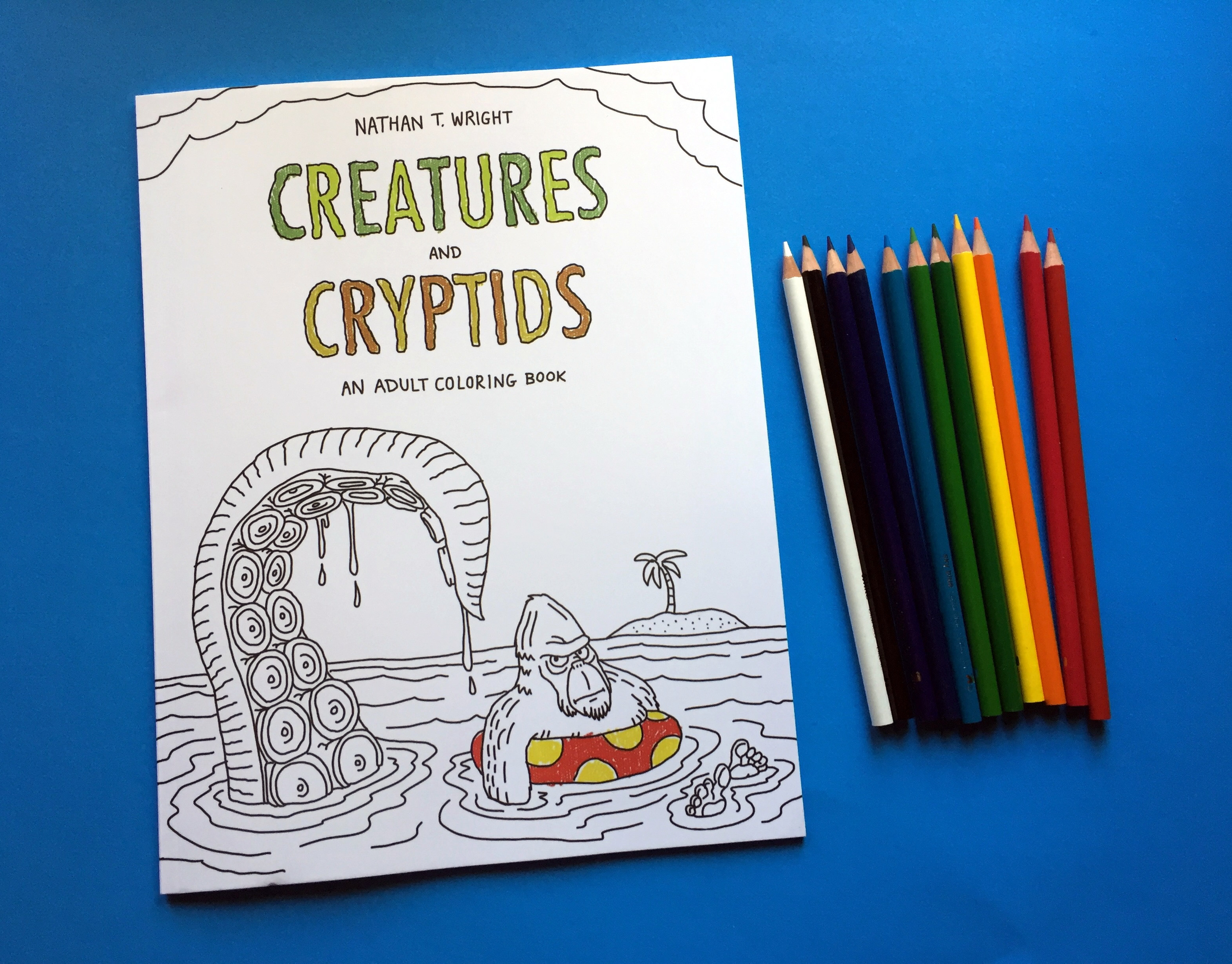 Cryptid Coloring Pages