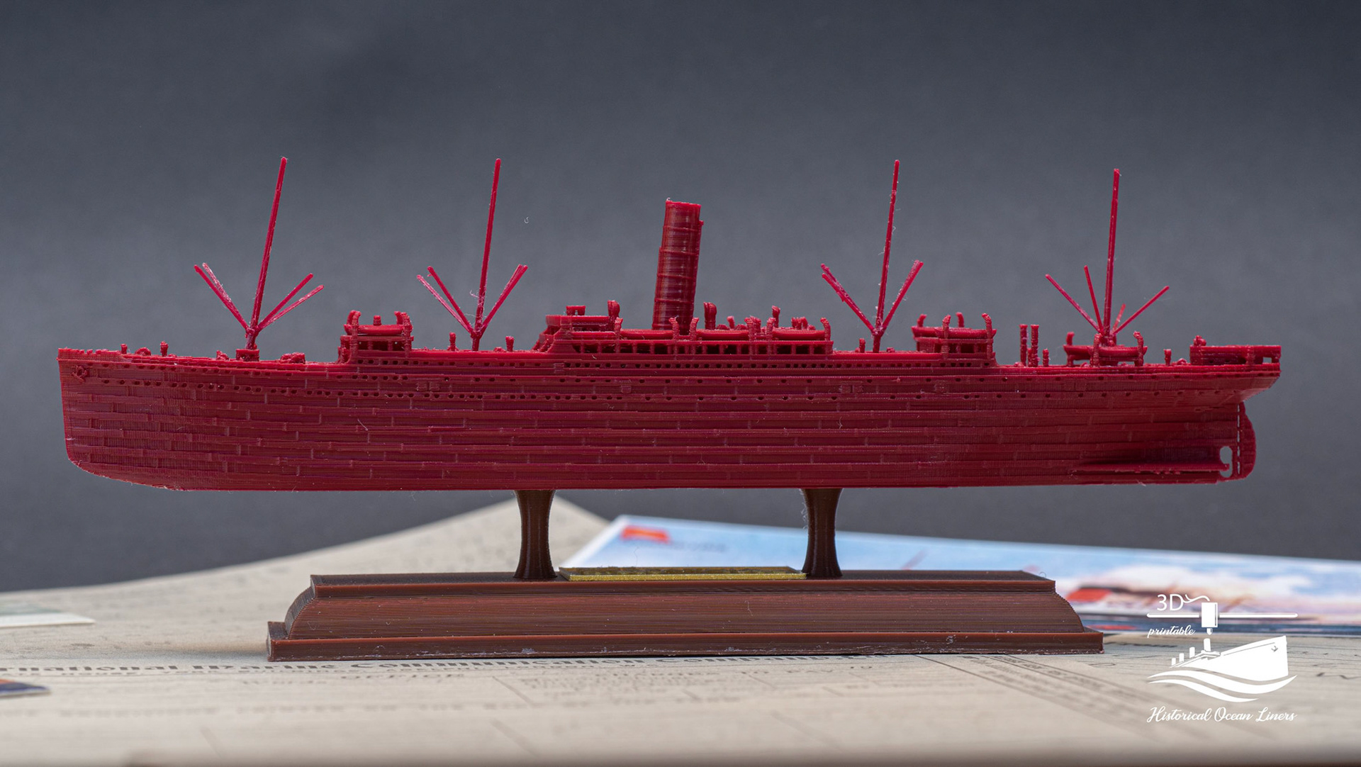 3D printed historical ocean liners - RMS Carpathia 3D printed historical ocean liners - RMS Carpathia