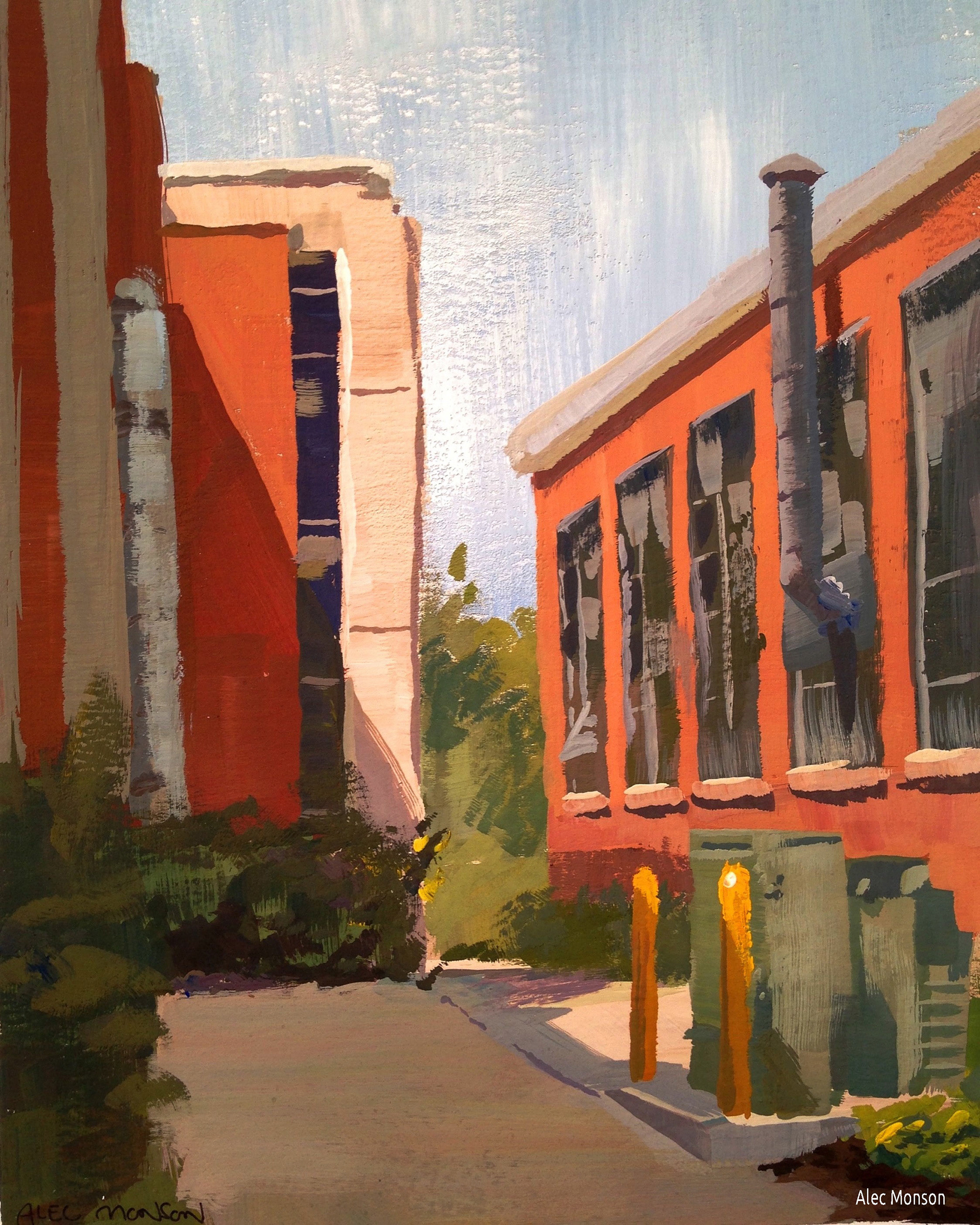 Alec Monson - Gouache Paintings