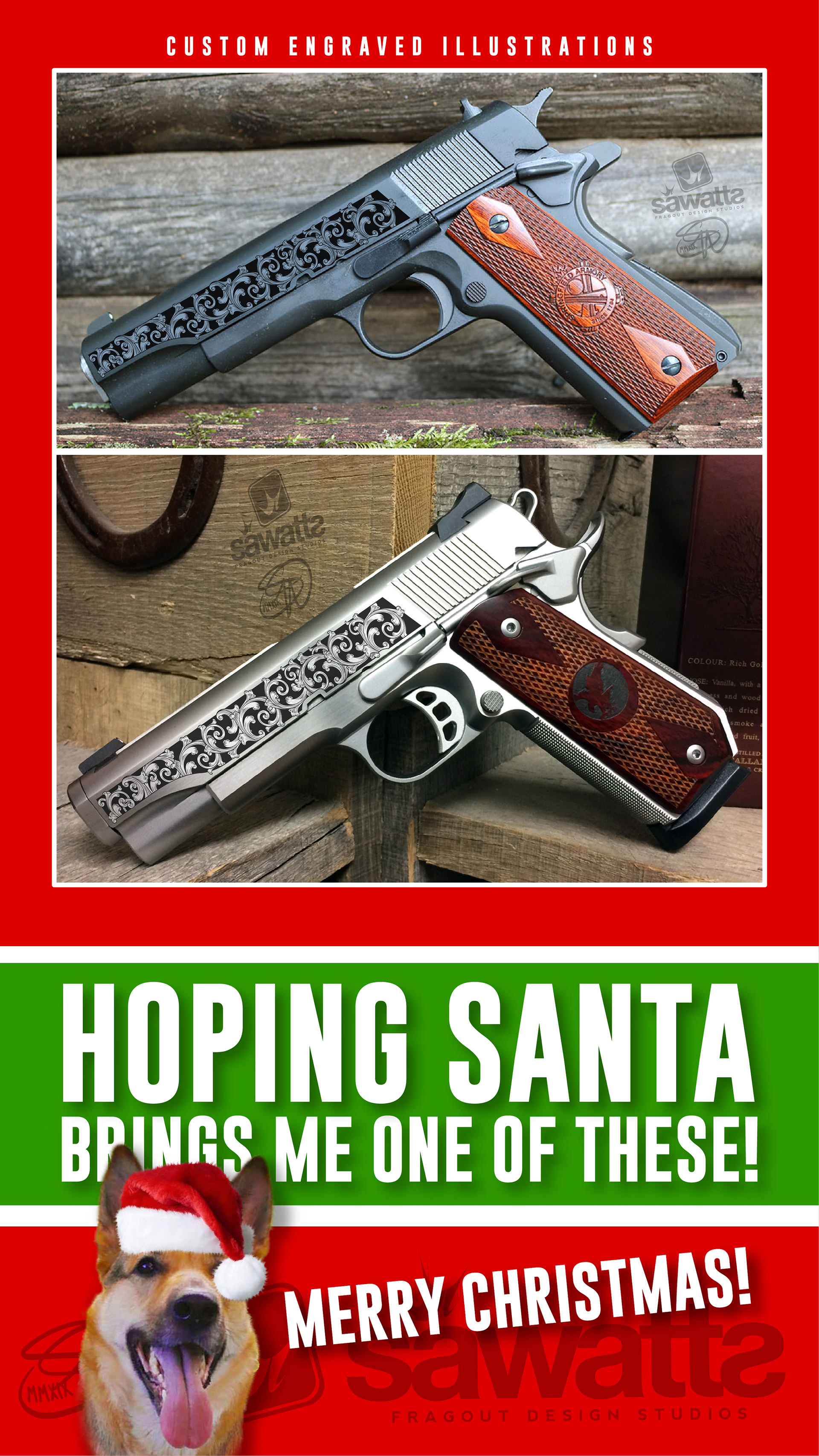 Fragout Design Studios - SA Laser Engraving Firearm Vector ...