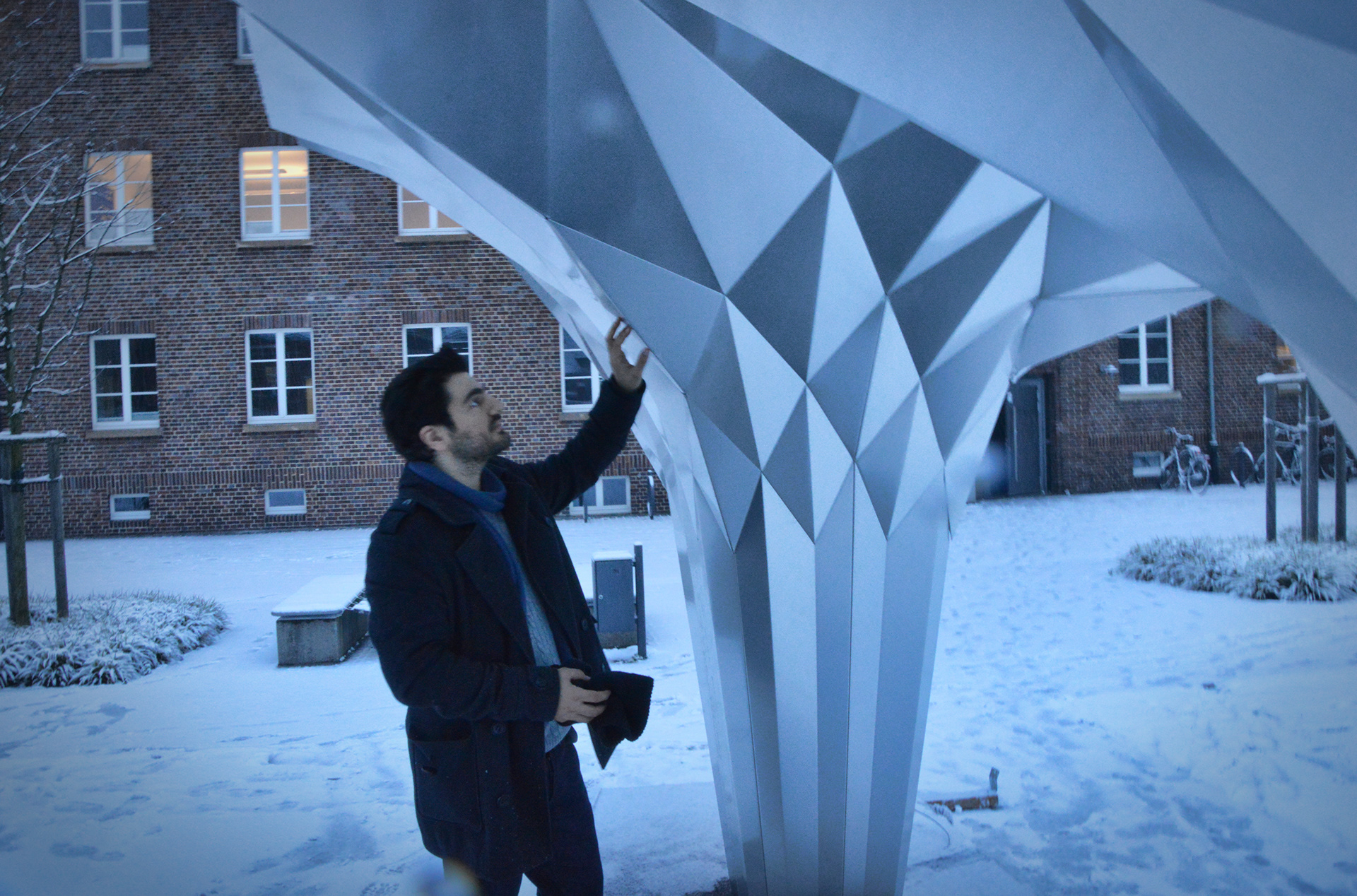 Tal Friedman - parametric architecture - origami pavilion