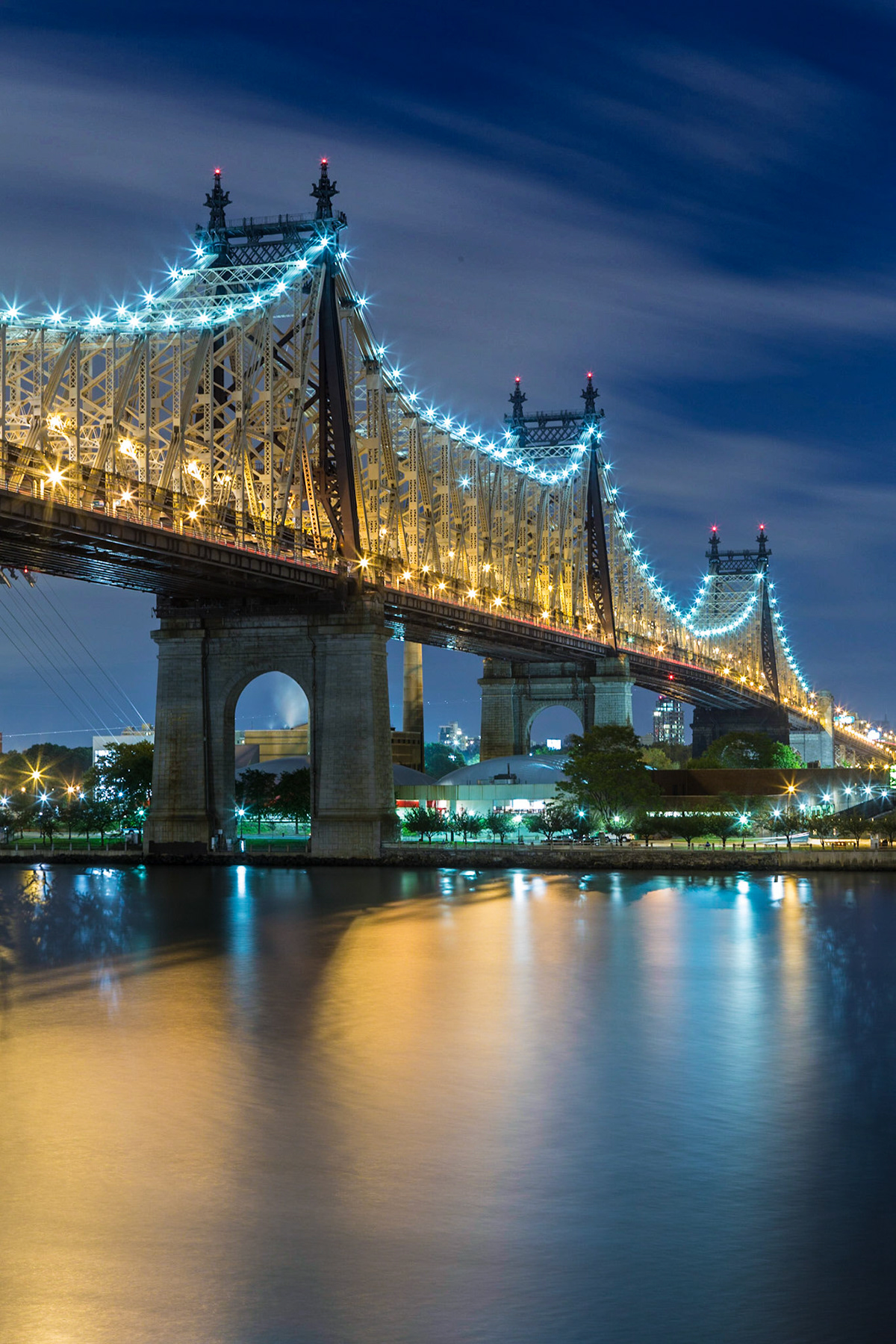 heidger marx photography - New York Bridges at night