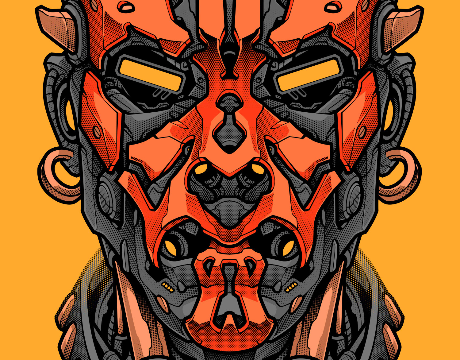 BLACKOUT BROTHER - HANNYA MECHA BLACKOUT BROTHER - HANNYA MECHA
