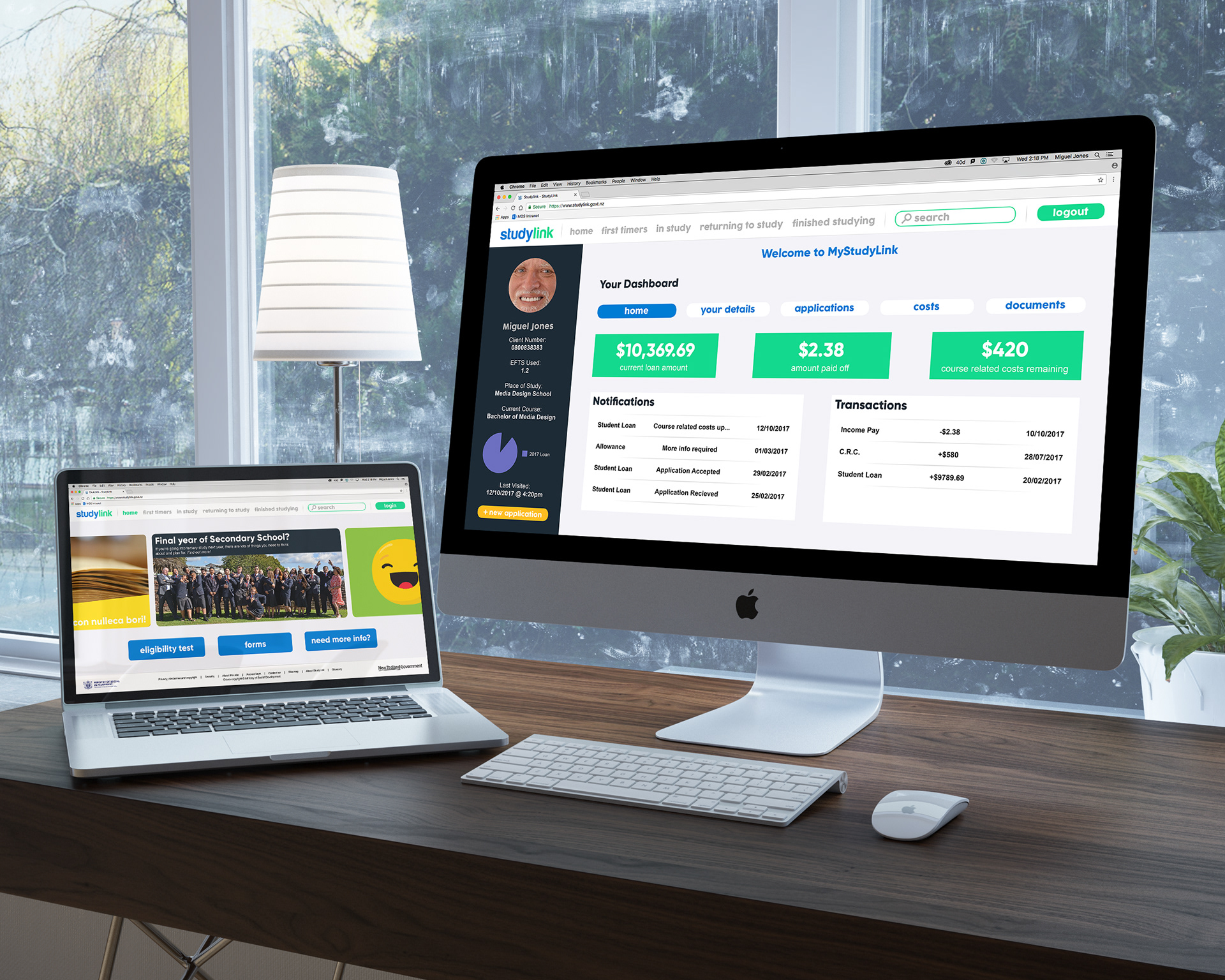 Miguel Jones Design Portfolio - StudyLink Rebrand