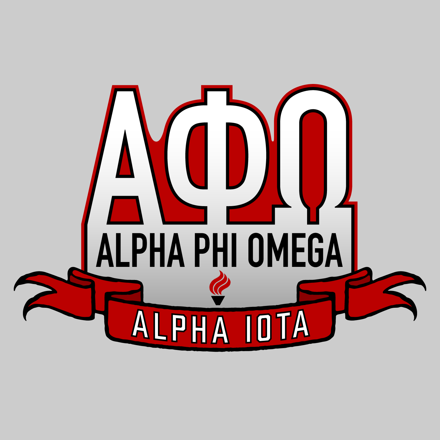 Brad Wolf Design - Alpha Phi Omega Sticker Design