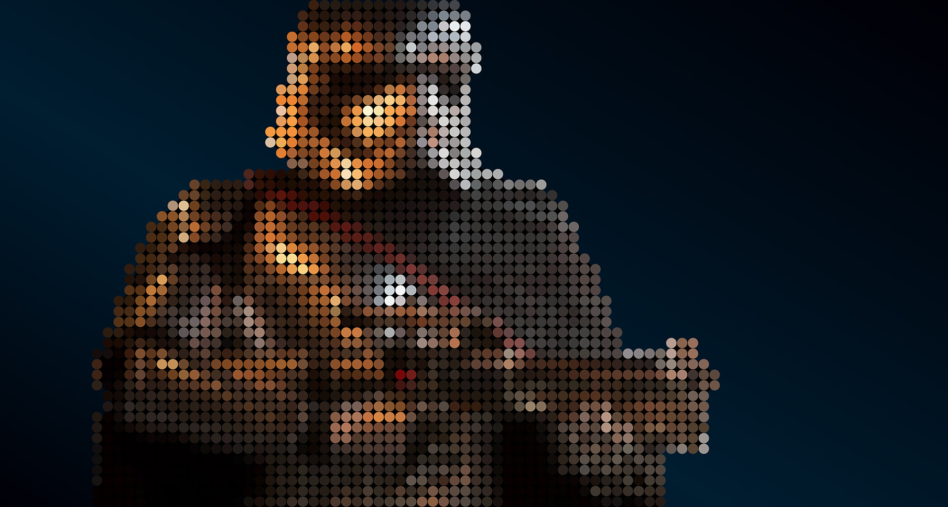 Rohan George - Pixel Circle Illustration