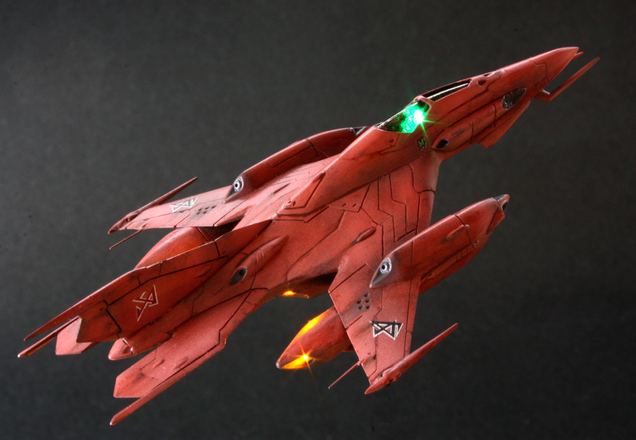 Fukui's Modeling Works - DWG262 Czvarke Astro Combat Fighter