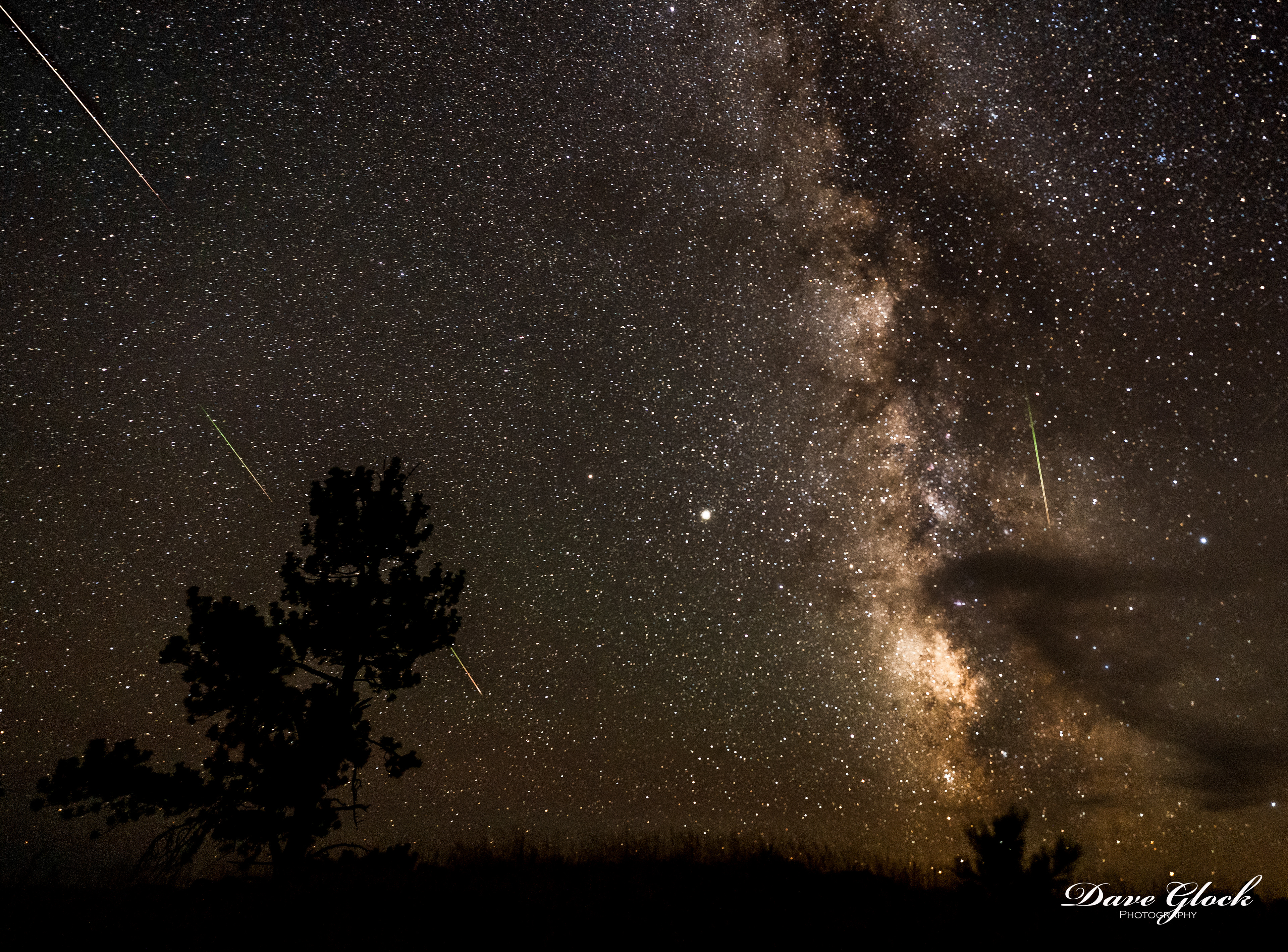 Dave Glock Photography - Perseid Meteor shower, star trails and The ...
