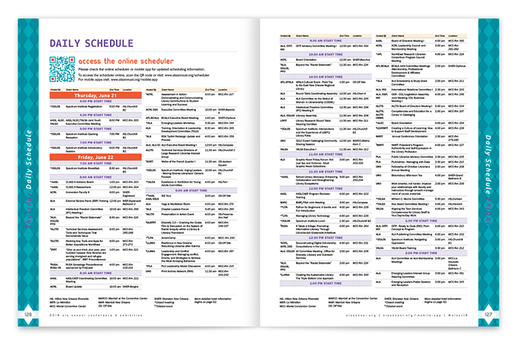 Krista Joy Johnson - Conference Program Books