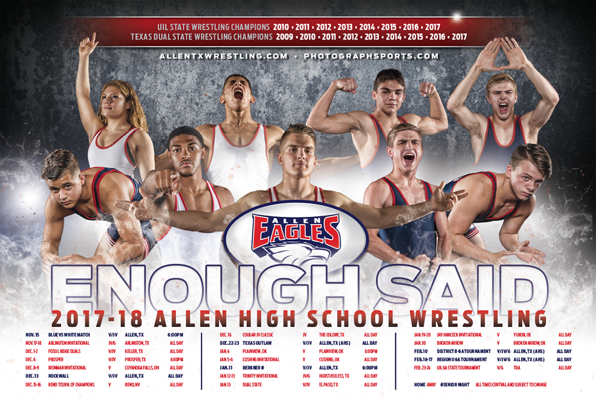 Front Row Creative / Justin Wollard - High School Sports Posters