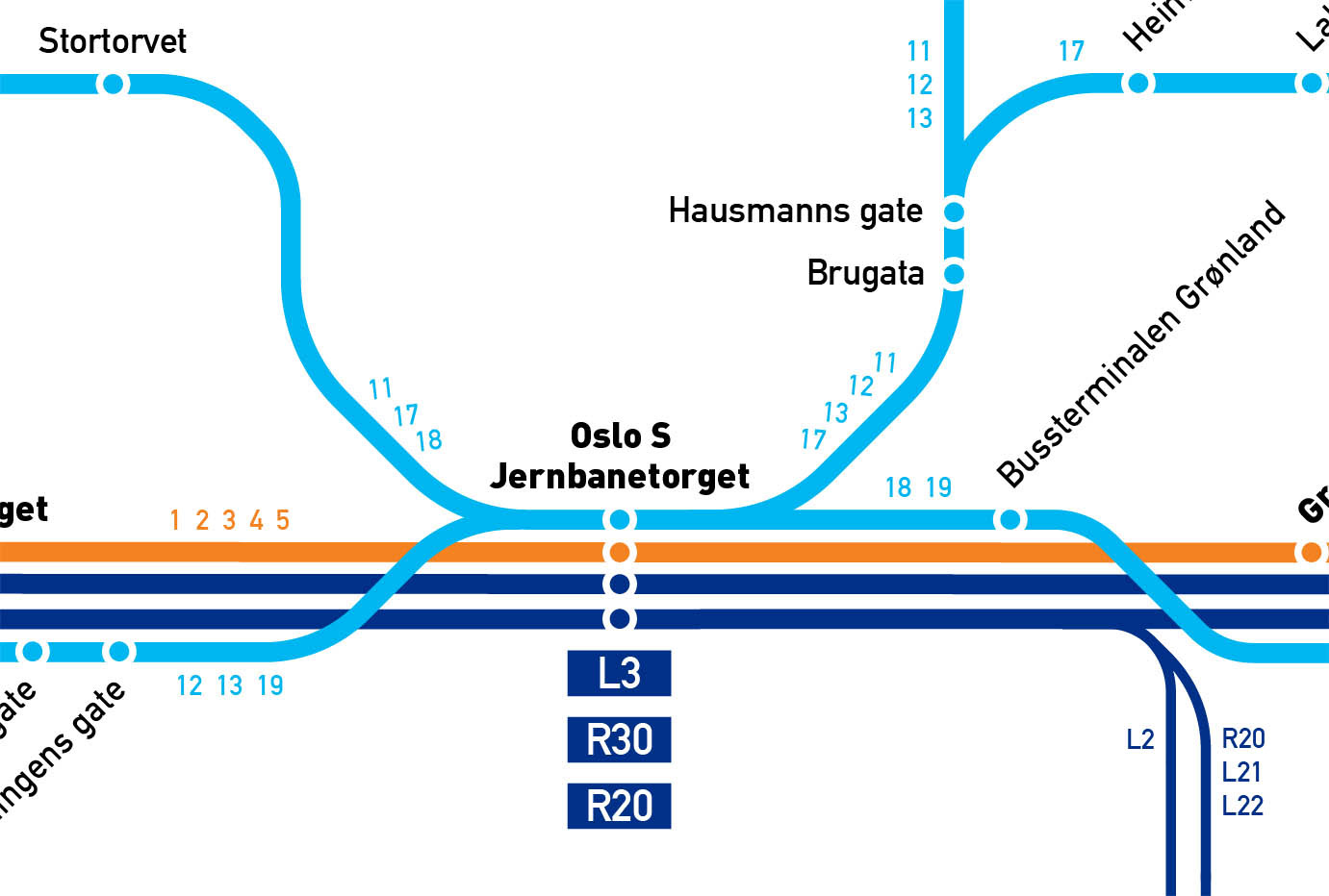 T2 Design - Oslo Public Transportation Map T2 Design - Oslo Public Transportation Map
