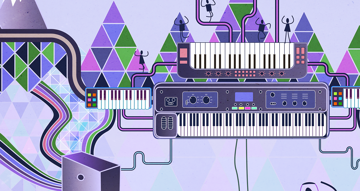 James Sandifer Illustration & Animation - Music Work Illustration