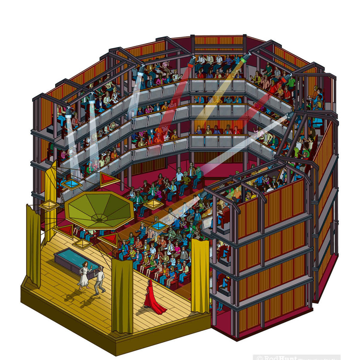 Rod Hunt / Illustration and Illustrated Maps - Map Illustrator ...