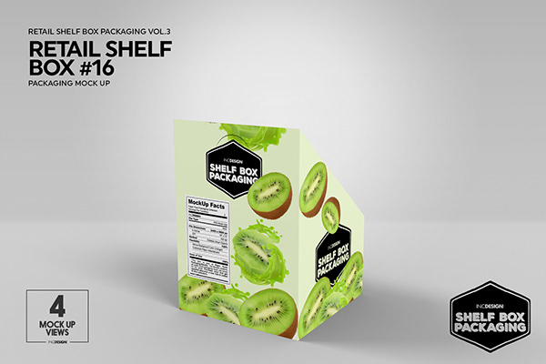 CM Retail Shelf Box Packaging MockUp | visualstorms