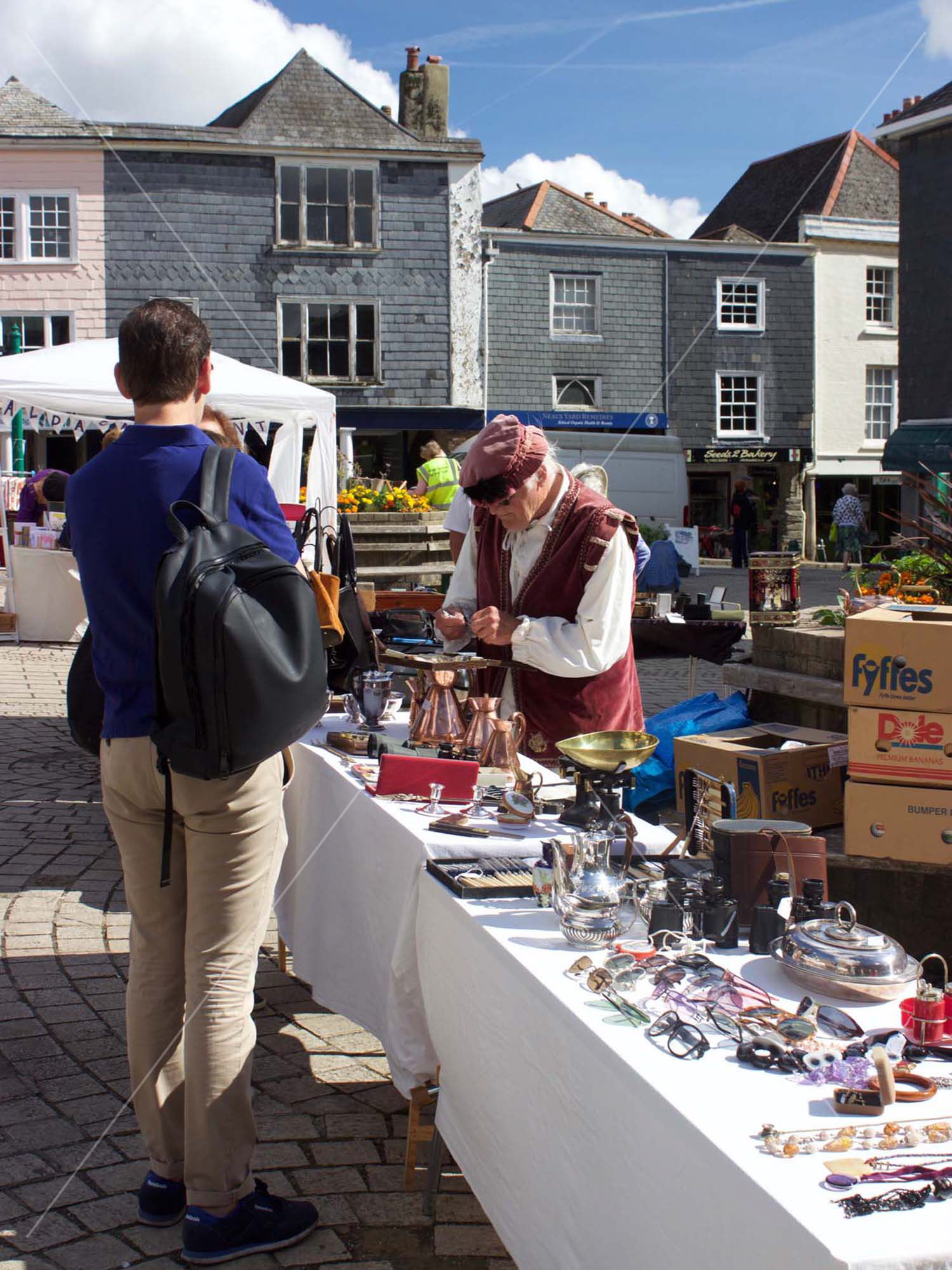 Photos of South Devon - Elizabethan Market